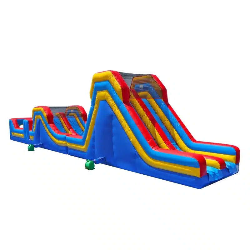H3-3103 Double slide inflatable challenge run - China Bounce House